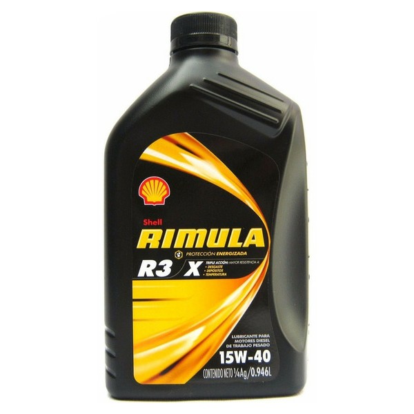 Óleo de Motor 15W40 Rimula R3 Extra Ci4 1 Litro - SHELL 44422905 ...